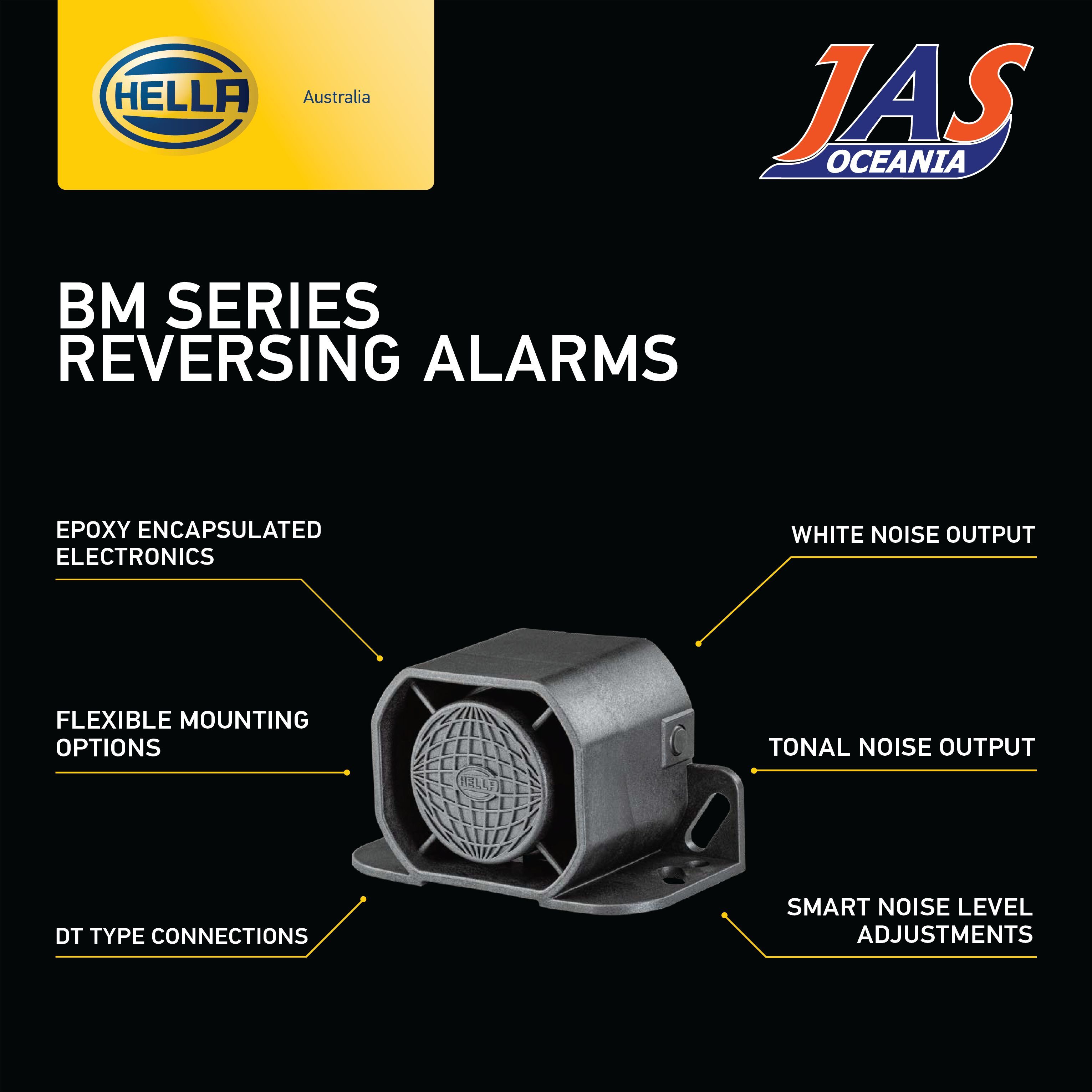 JAS Oceania | Enhancing Workplace Safety with Hella Backup and Warning Alarms